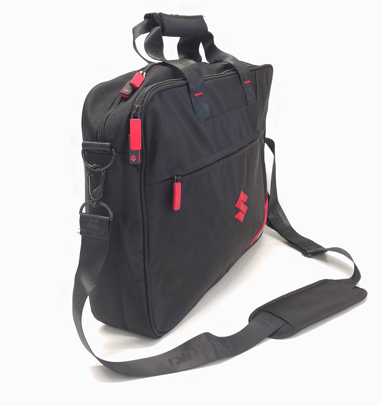 Autohaus Fürst Onlineshop - SUZUKI Team Black Laptop bag in black and red